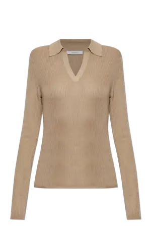 Max Mara Fergo Polo Knit Top