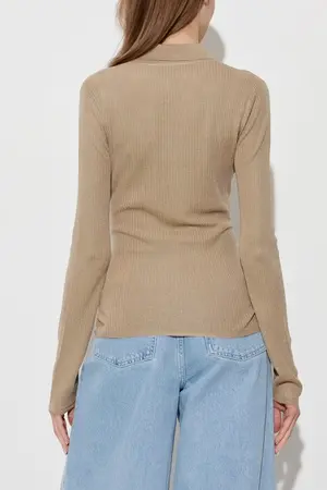 Max Mara Fergo Polo Knit Top