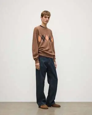 Johnstons Of Elgin Rusky Argyll Lambswool Jumper