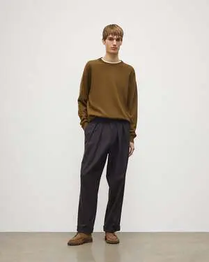 Johnstons Of Elgin Traquair Twill Check Wool & Cashmere Blend Trousers