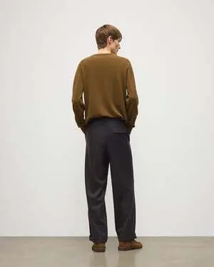 Johnstons Of Elgin Traquair Twill Check Wool & Cashmere Blend Trousers