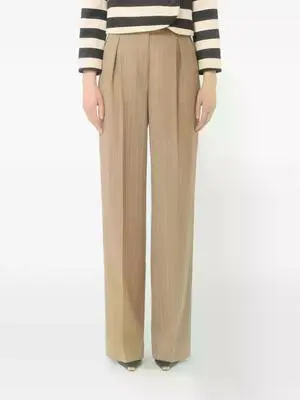 Valentino Garavani Faded Pinstripe Virgin Wool Trousers