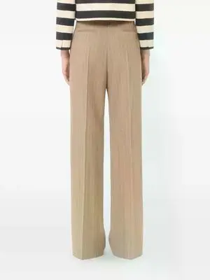 Valentino Garavani Faded Pinstripe Virgin Wool Trousers