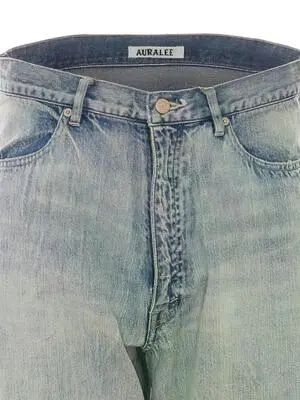 Auralee Distressed Finish Jeans