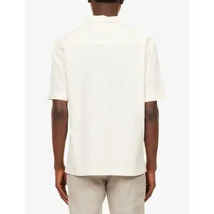 Sunspel Stripe-pattern Regular-fit Cotton Shirt