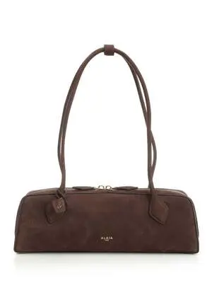 Alaïa Medium Le Teckel Bag In Shiny Goatskin - Brown