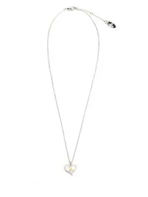VIVIENNE WESTWOOD Petra Heart Necklace With Orb Detail - Multicolor