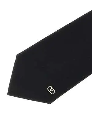 Valentino Garavani Silk Tie With Vlogo Signature