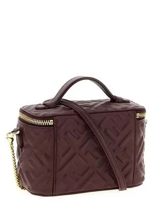 Fendi Ff Jacquard Vanity Handbag