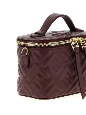 Fendi Ff Jacquard Vanity Handbag
