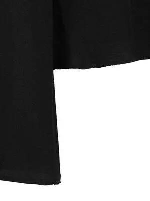 TOTEME Cropped Blouse With Wide Sleeves - Black