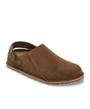BIRKENSTOCK Buckle Strap Mule - Brown