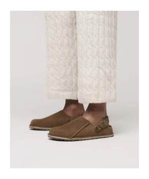 BIRKENSTOCK Buckle Strap Mule - Brown