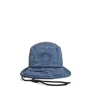 Stone Island Foldable Bucket Hat - Blue