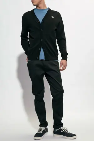 Paul Smith Zebra Patch V-neck Cardigan