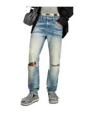 DIESEL® D-strukt Tapered Jeans - Medium Blue
