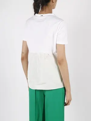 Herno Contrasting Gathered Panel T-shirt