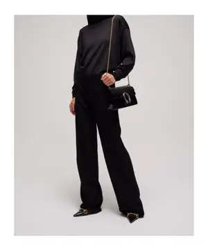 Gucci Fluid Viscose Linen Tailored Pants