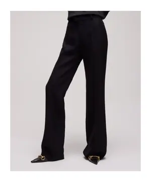 Gucci Fluid Viscose Linen Tailored Pants