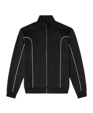 DIESEL® S-locking-do Zip Sweater With Contrast Piping