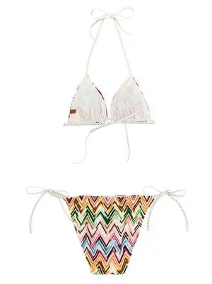 Missoni Zigzag Lace Triangle Bikini