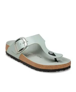 BIRKENSTOCK Gizeh Big Buckle Thong Sandals - Gray
