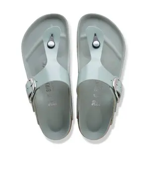 BIRKENSTOCK Gizeh Big Buckle Thong Sandals - Gray