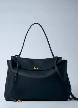 Balenciaga Large Rodeo Handbag - Black