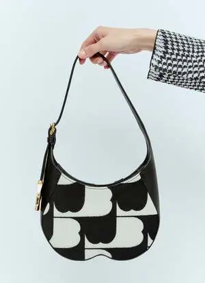 Burberry Small Chess Shoulder Bag - Black