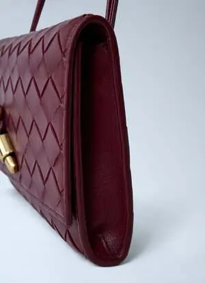 Bottega Veneta Andiamo Crossbody Bag In Intrecciato Leather