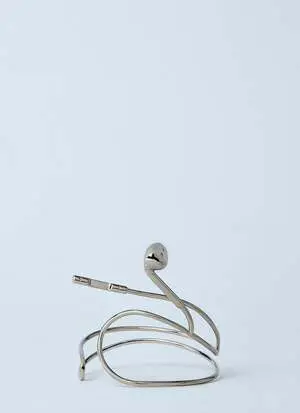 Coperni Tone Headphone Motif Bracelet - Silver