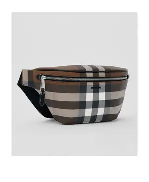Burberry Checked Zipped Belt Bag