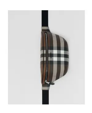 Burberry Checked Zipped Belt Bag