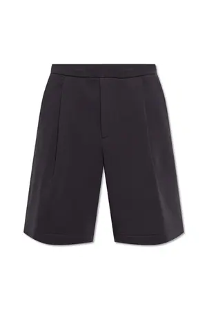 Dries Van Noten Elastic Waist Shorts - Black