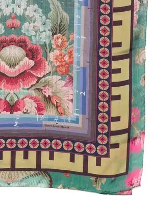 PIERRE-LOUIS MASCIA Molare Floral-pattern Scarf