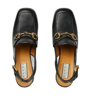 Gucci Horsebit Detailed Platform Pumps