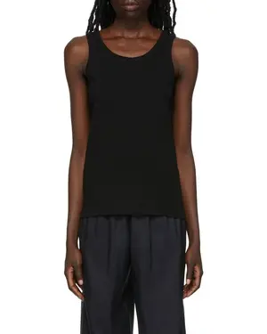 THE ROW Frankie Sleeveless Tank Top - Black