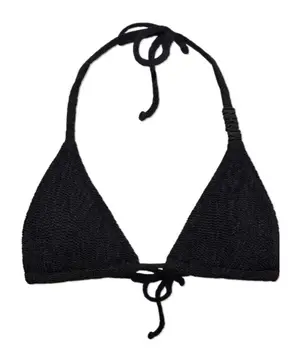 Moschino Sleeveless Bikini Top - Black