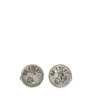 Paul Smith Coin Motif Cufflinks - Gray