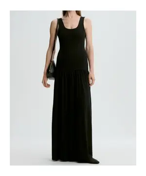 BY MALENE BIRGER Marcielle Scoop-neck Maxi Dress - Black
