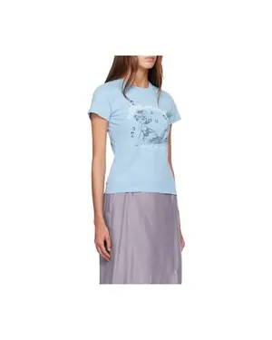 GANNI Graphic Print T-shirt