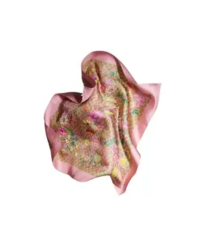 Gucci Gucci Printed GG Twill Scarf Multicolor