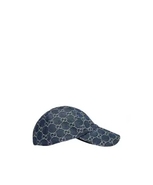 Gucci Gg Cotton Denim Baseball Hat