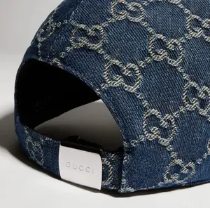 Gucci Gg Cotton Denim Baseball Hat