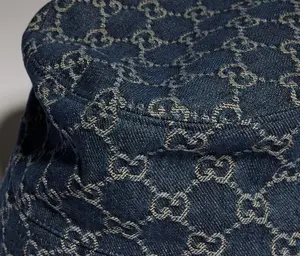 Gucci Gg Cotton Denim Bucket Hat - Blue