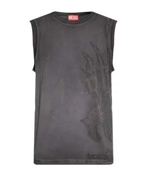 DIESEL® Crew Neck Vest - Grey