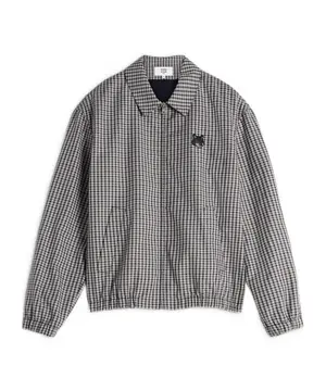 Maison Kitsuné Fox-head Patch Zip Jacket - Gray