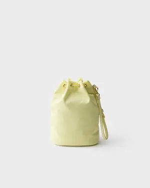 Prada Drawstring Clutch With Side Handle