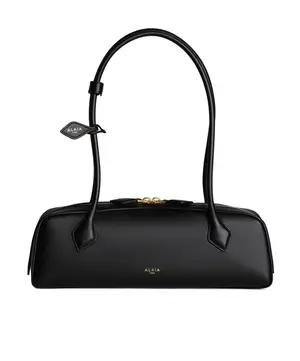 Alaïa Leather Tote Bag - Black