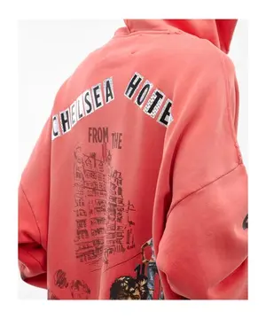 PALY HOLLYWOOD Patterned Printed Hoodie